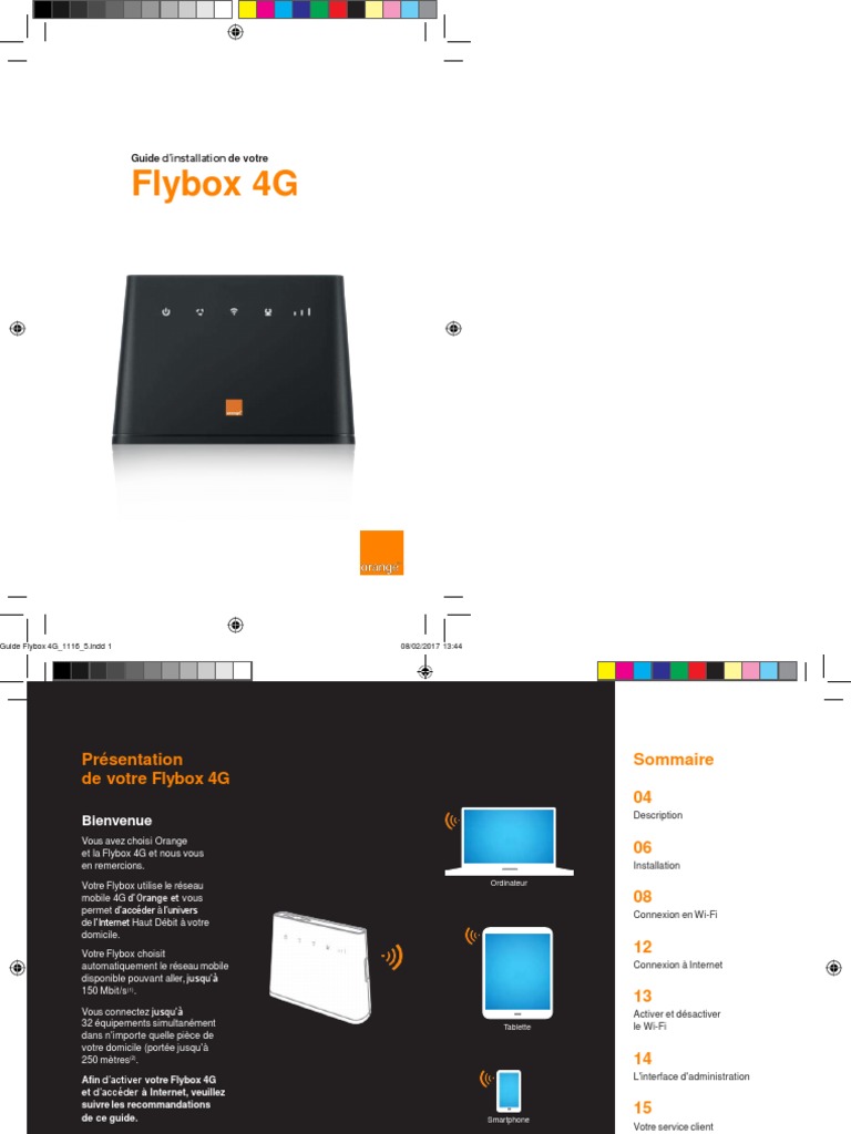 Guide - Flybox Orange Ci | PDF | Wi-Fi | Ordinateur tablette