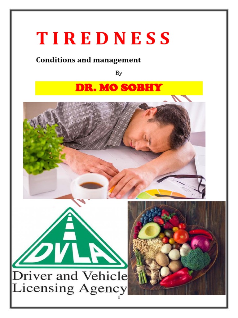 Tiredness: Dr. Mo Sobhy | PDF | Fibromyalgia | Chronic Fatigue Syndrome