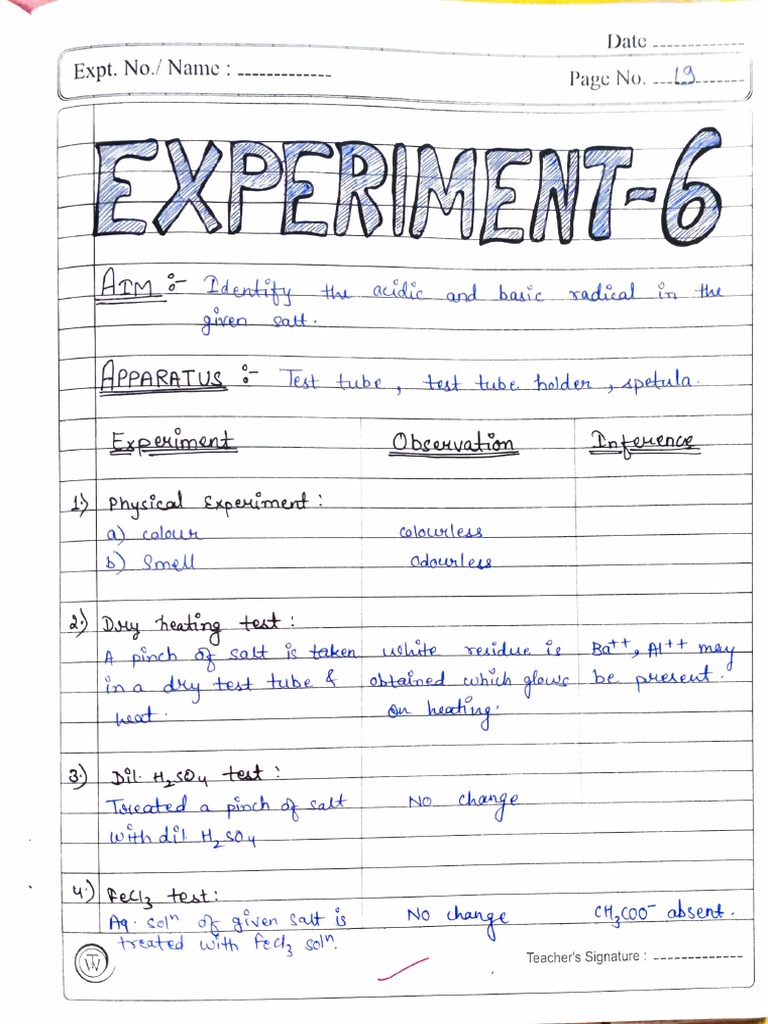 Practical Experiment 6 | PDF | Science & Mathematics