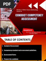 Conduct Competency Assessment | PDF | Competence (Human Resources) | Educational Assessment