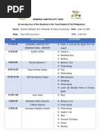 TOUR GUIDING SCRIPTformat | PDF