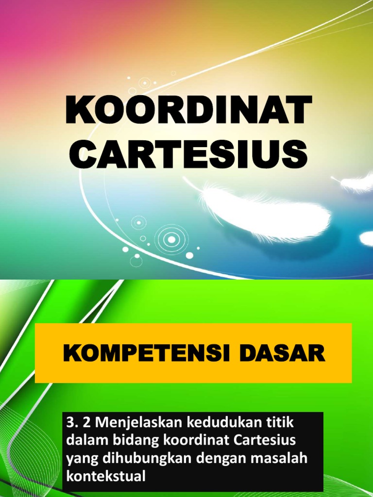 Koordinat Cartesius | PDF