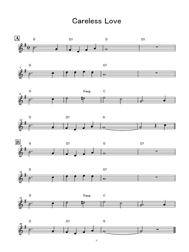 Careless Love (G) | PDF