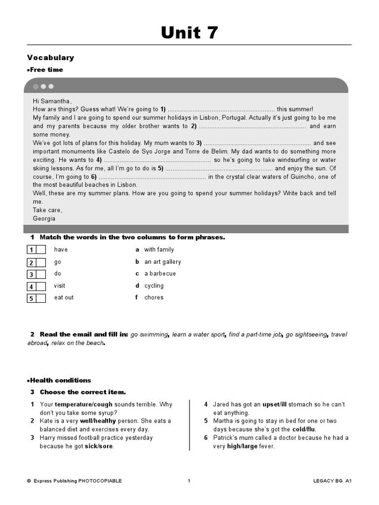 07 Legacy A1 BG Unit 7 | PDF | Solar System | Planets