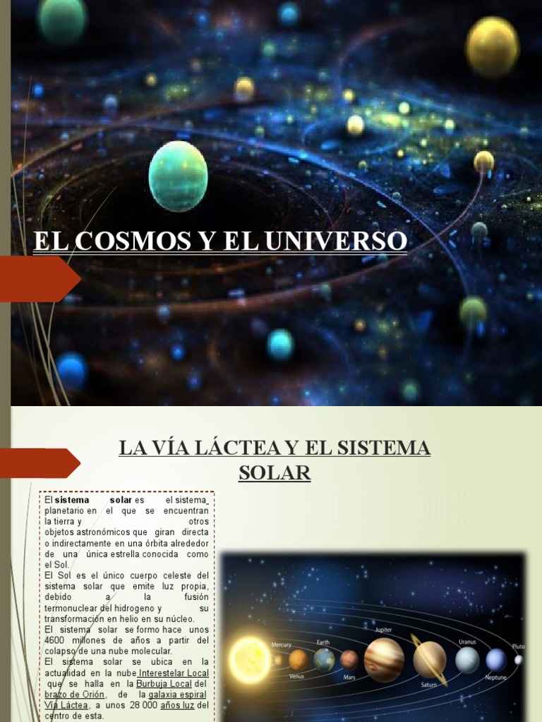 El Cosmo y El Universo | PDF