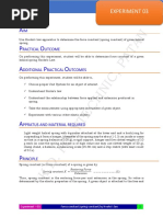 Physics Lab Manual - Class 11 Experiment No. 4 | PDF | Pendulum | Clock