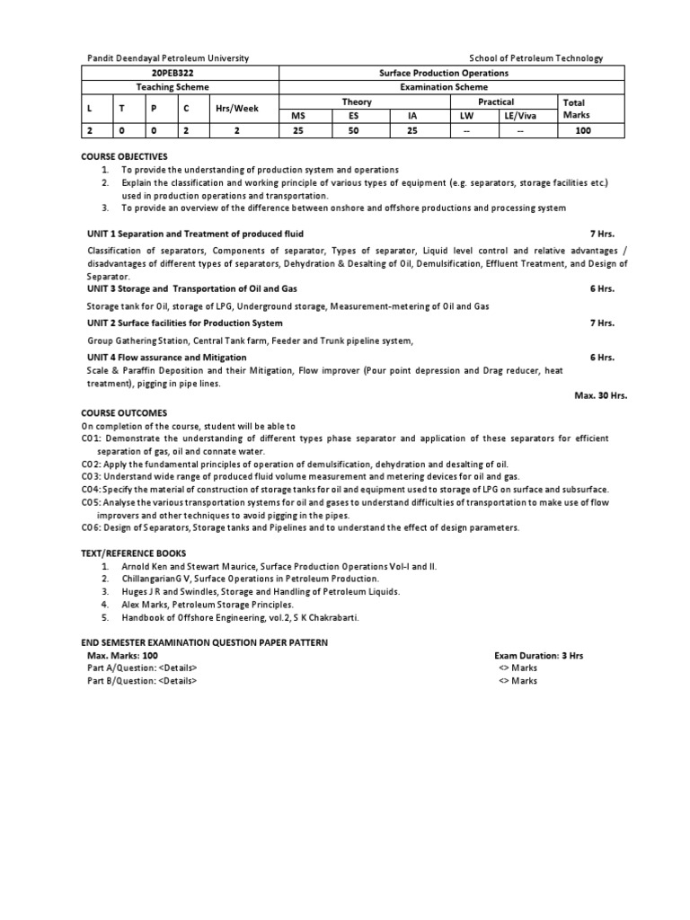 Surface Production Operations Overview | PDF | Petroleum | Pipeline ...