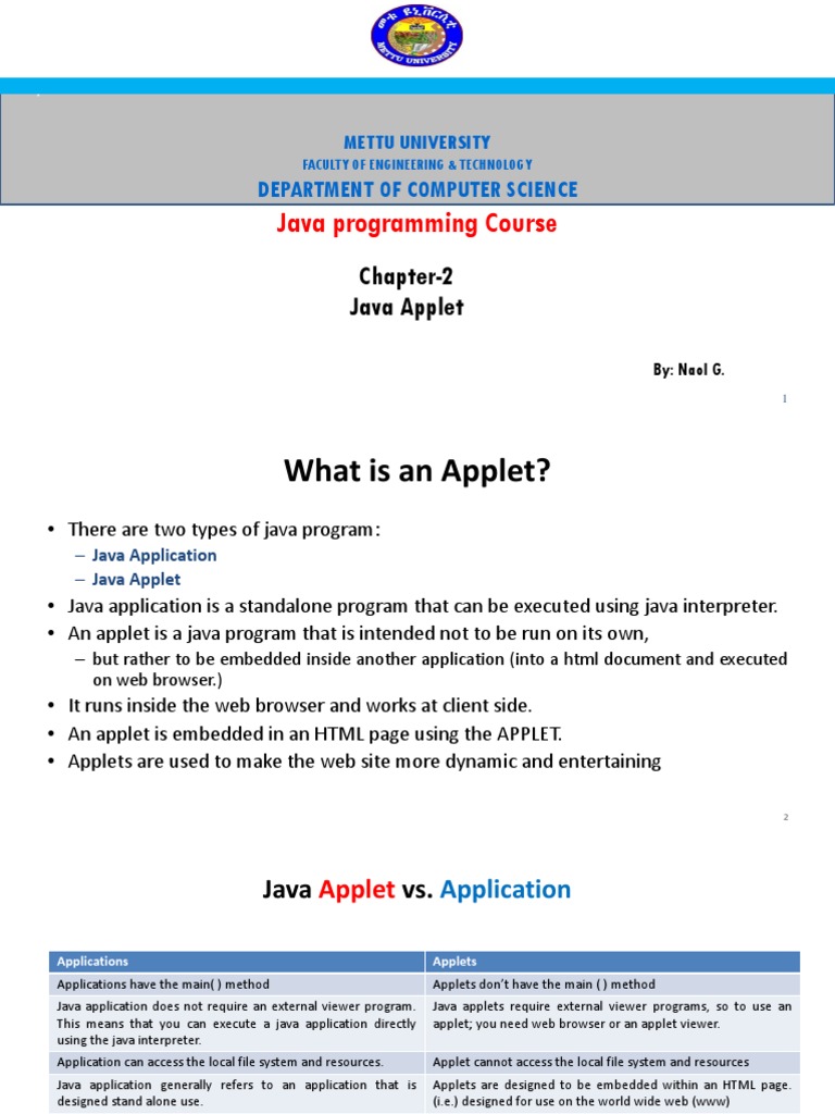 Chapter-2 Java Applet | Download Free PDF | Java (Programming Language ... Chapter-2 Java Applet | Download Free PDF | Java (Programming Language ...