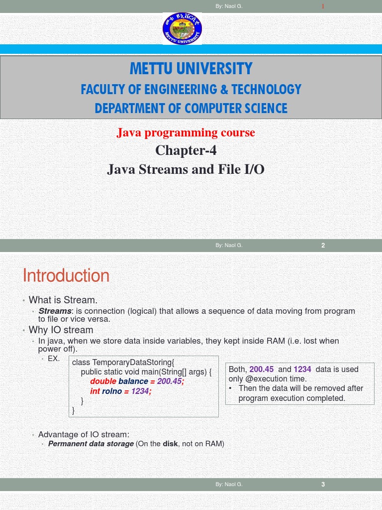 Chapter-4 File I O | Download Free PDF | Class (Computer Programming) | Method (Computer ...