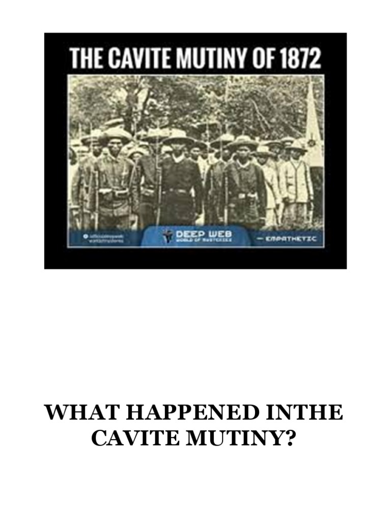 The Cavite Mutiny of 1872 | PDF