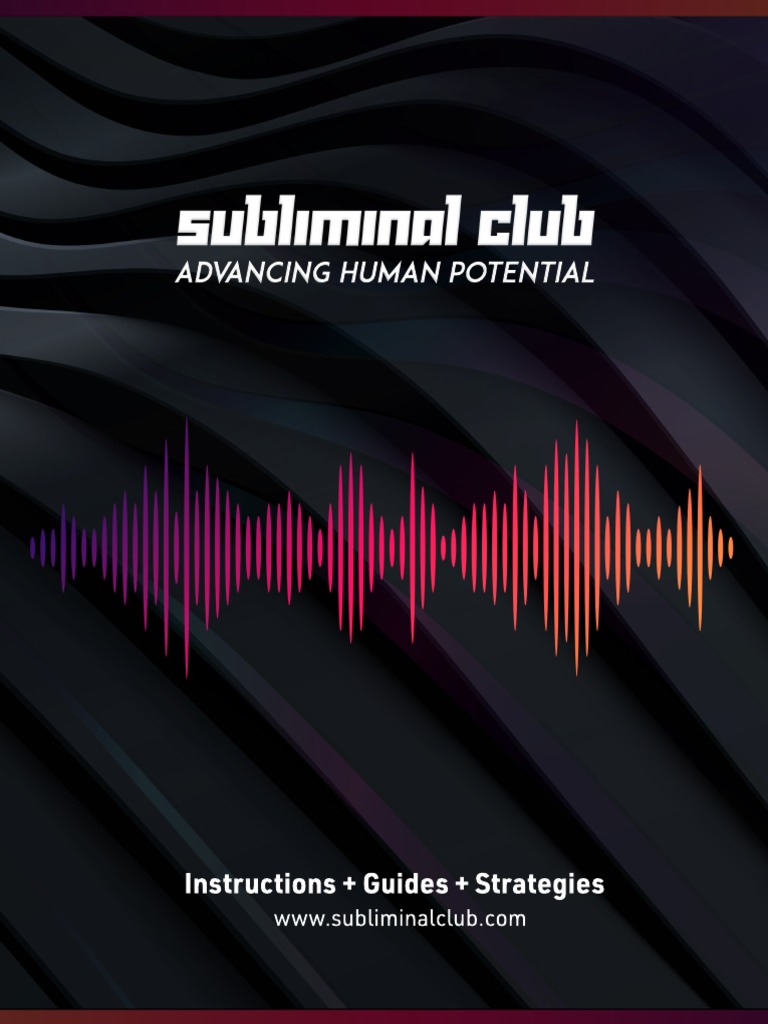 General Instructions SubliminalClub Ultrasonic Subliminal With ...