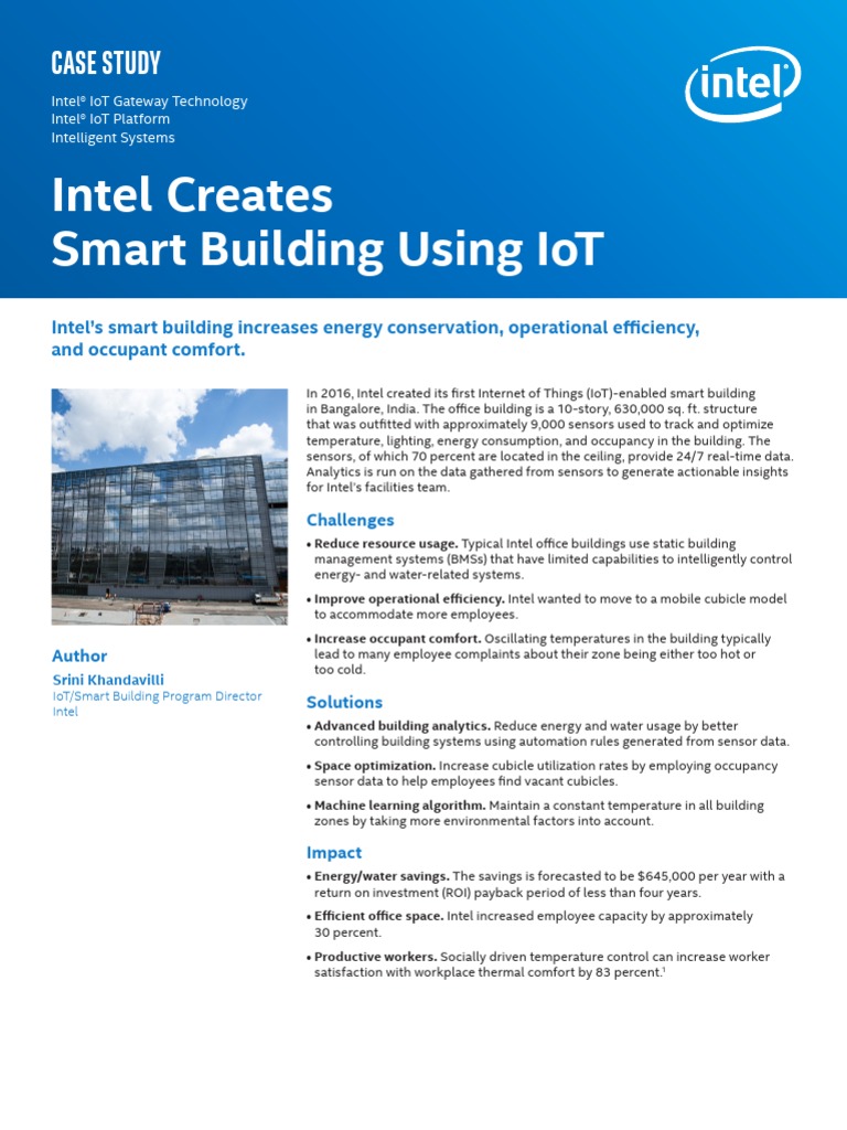 Smart Building Using Iot Case Study | PDF | Internet Of Things ...
