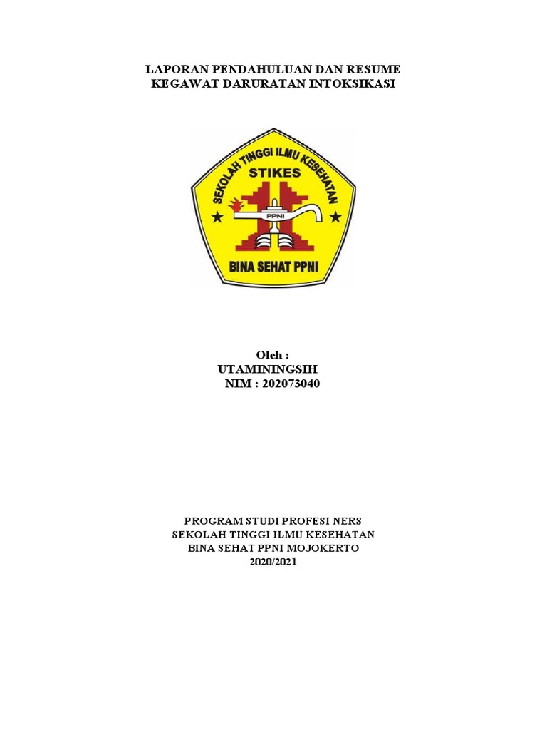 LP Dan Resume Gadar Intoksikasi New | PDF