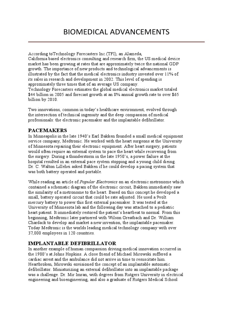 Plutonium-Powered Pacemakers in Medicine | PDF | Artificial Cardiac ...