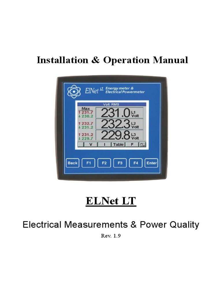 Elnet LT - User Manual | PDF | Electrical Connector | Bit