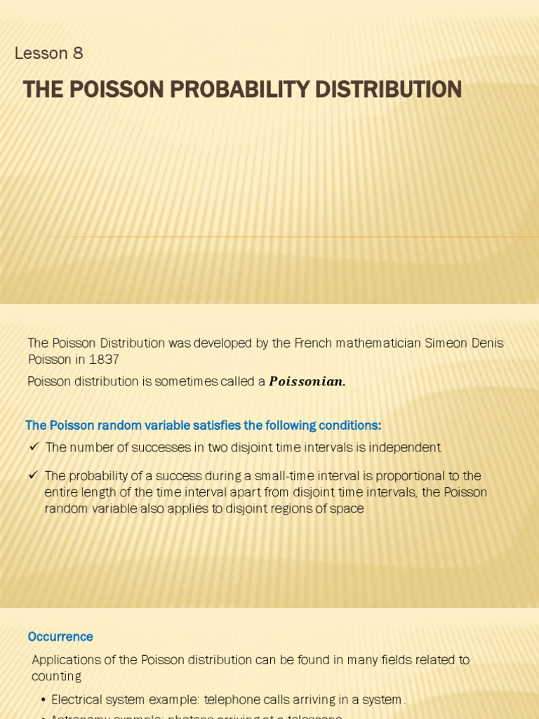 The Poisson Distribution: Applications and Examples of this Important ...