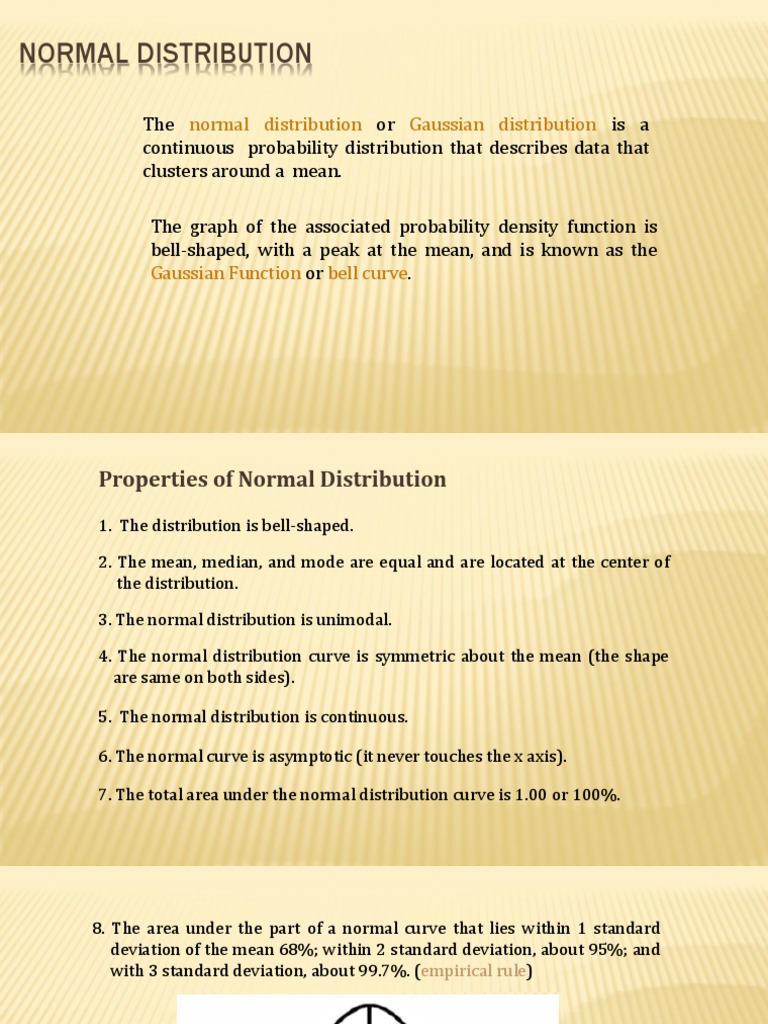 Lesson 3 Normal Distribution PDF | PDF