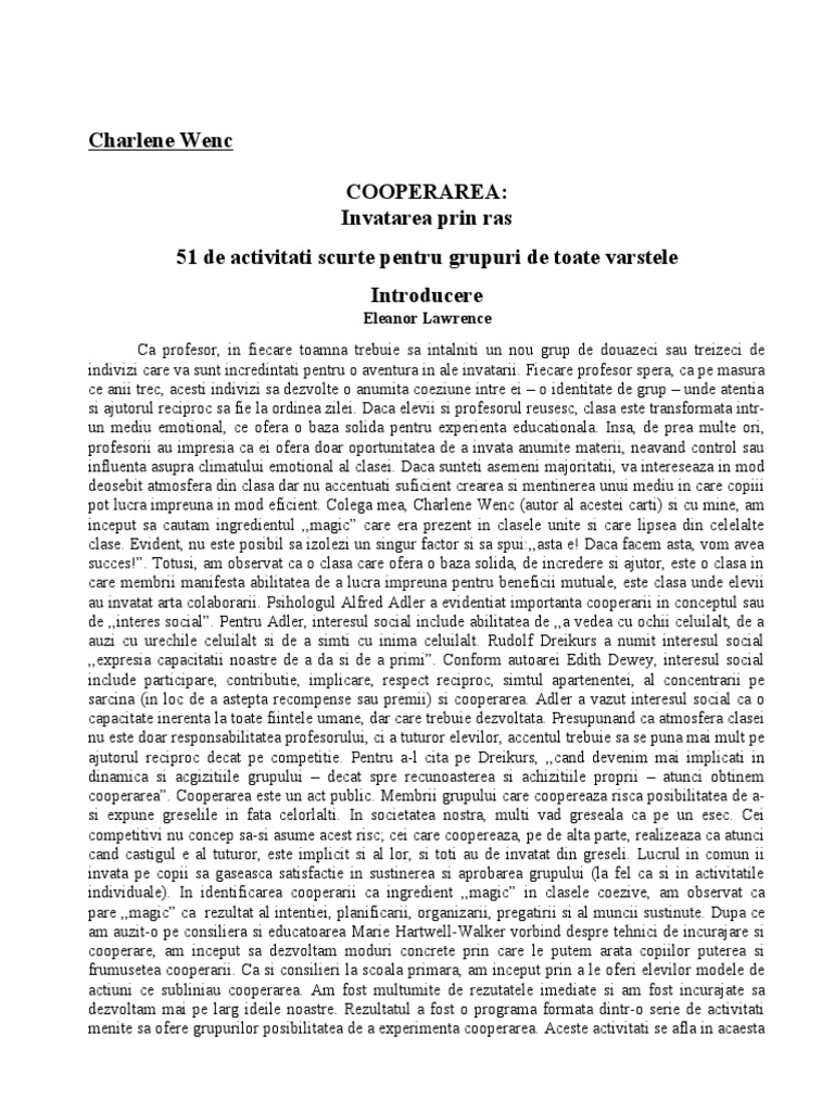 Cooperarea | PDF