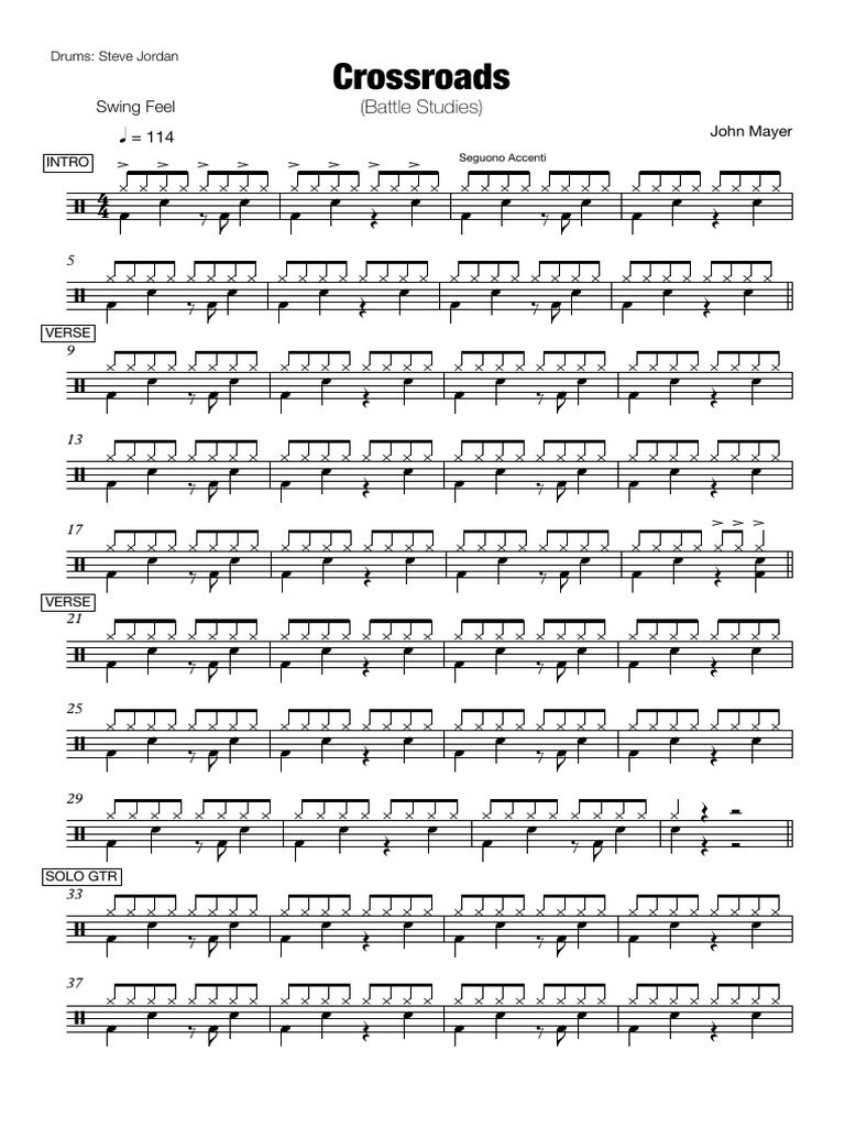 Crossroads / John Mayer | PDF