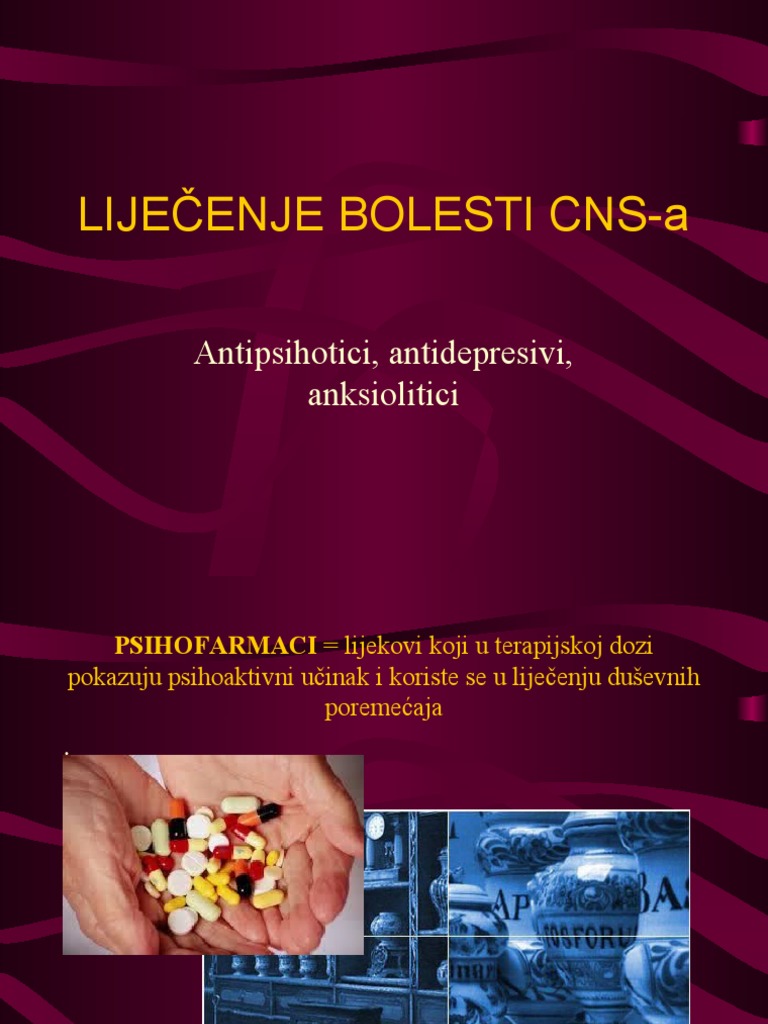 Antipsihotici. Anksiolitici - Antidepresivi | PDF