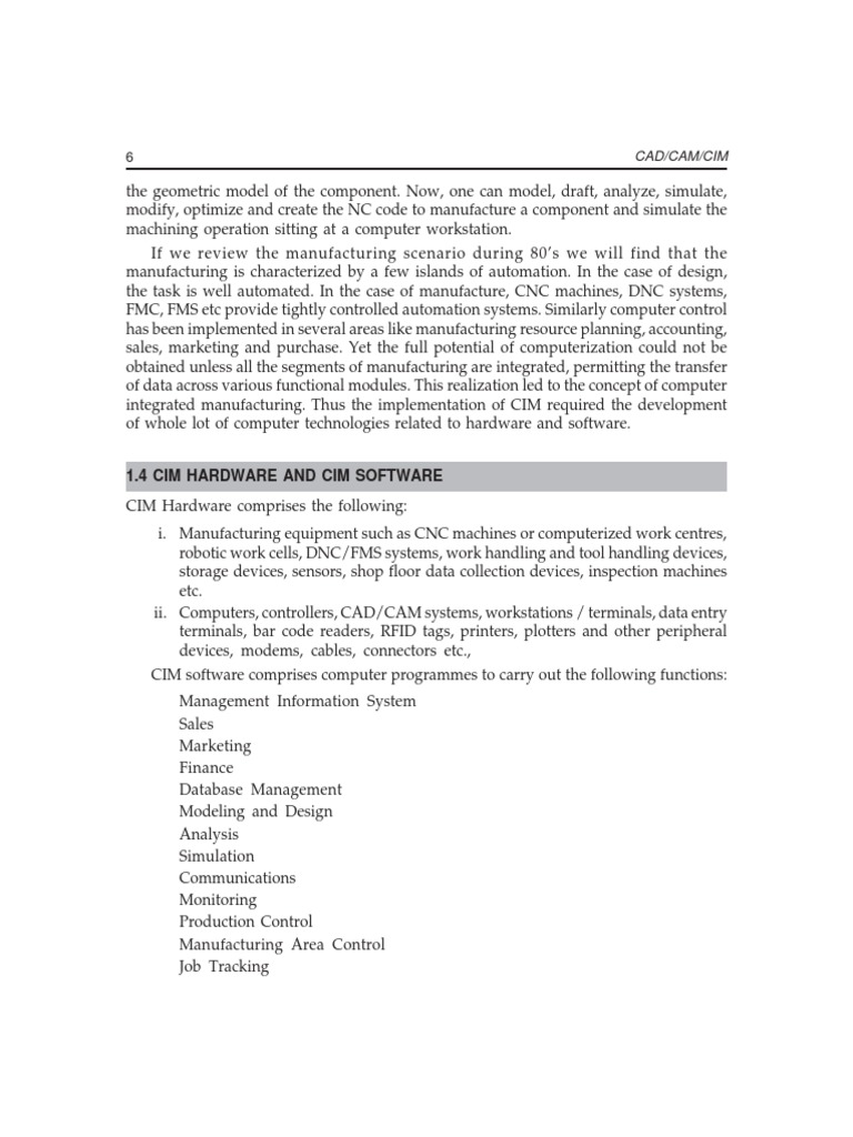 Cim Hardware y Cim Software | PDF | Automation | Computer Hardware
