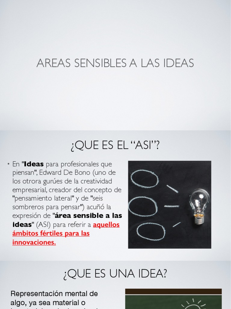 Clase 6 - Area Sensible A Las Ideas | PDF | Cognición | Ciencia cognitiva