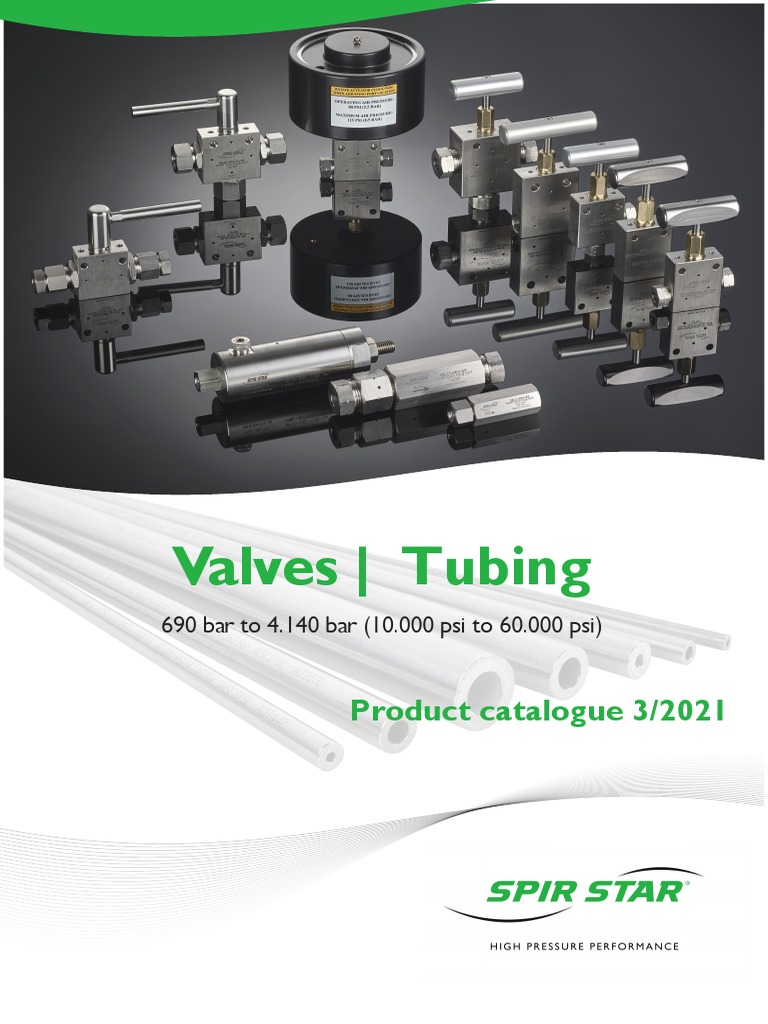 SPG en ProductCatalogue Valves Tubing 2021 | PDF | Valve | Pipe (Fluid ...