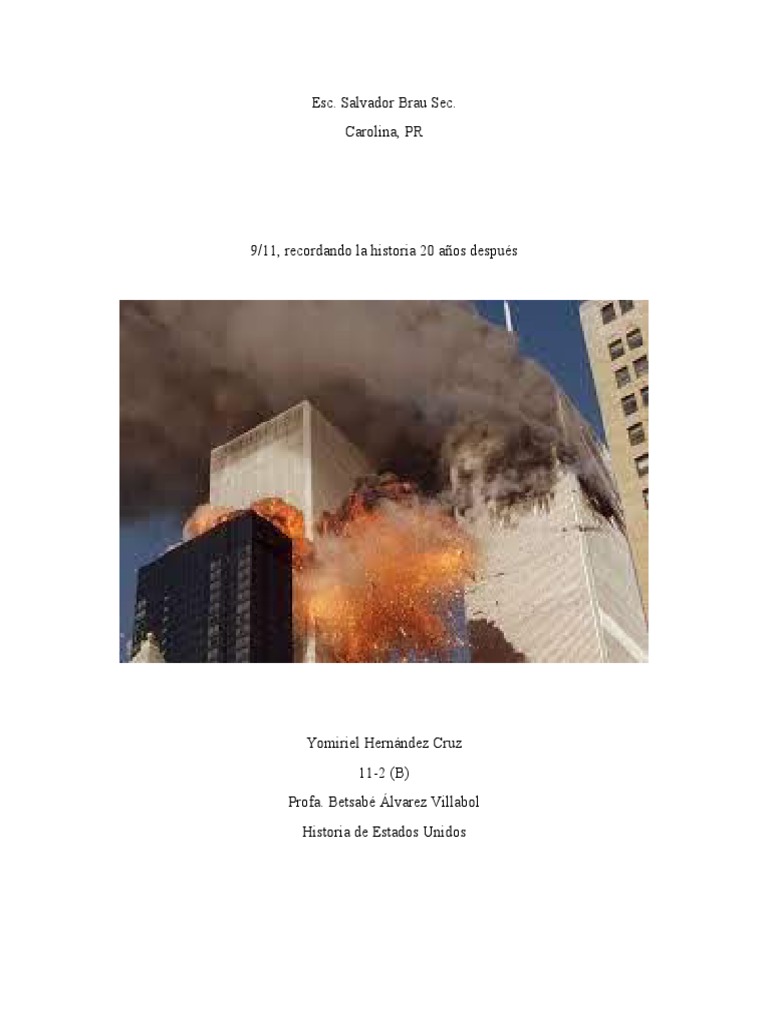 9-11 Recordando La Historia | PDF | Ataques del 11 de septiembre | Al Qaeda