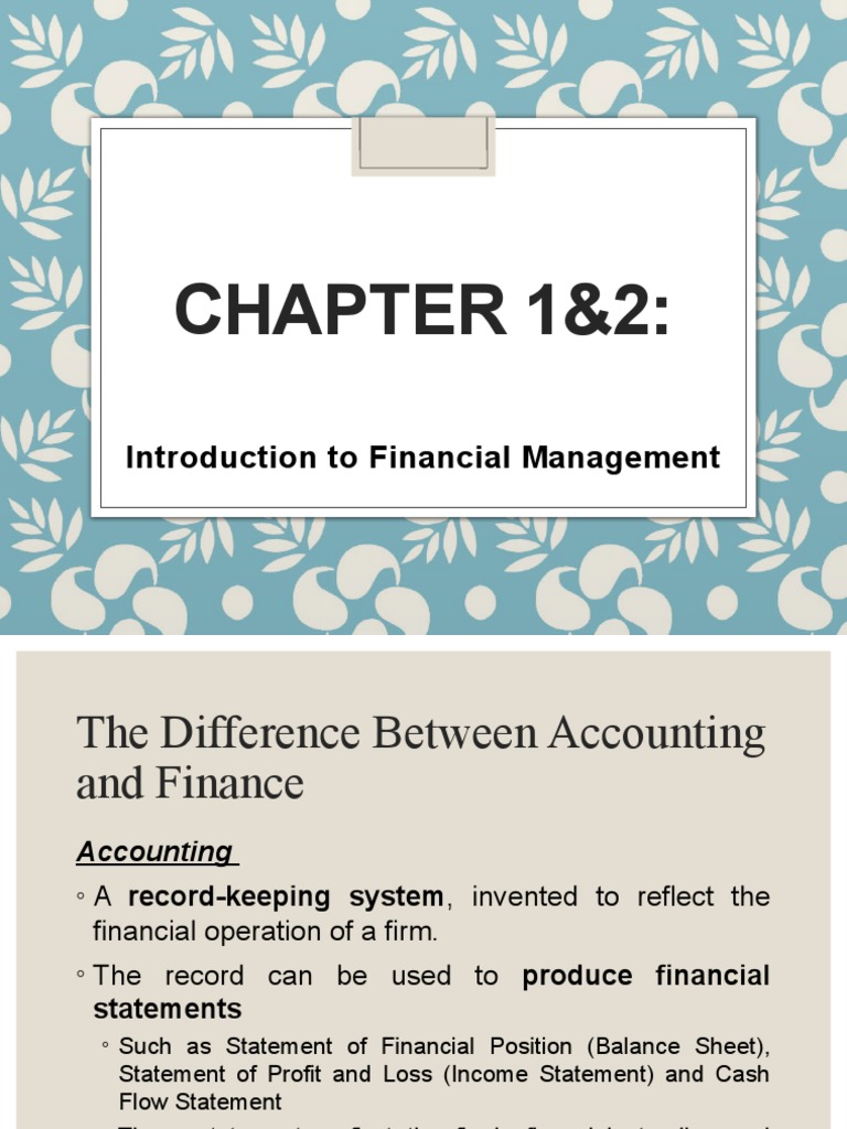 Financial Management Essentials Explained | PDF | Dividend | Balance Sheet