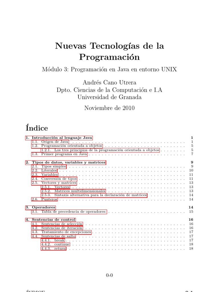 Trans Java | PDF | Java (lenguaje de programación) | Objeto (informática)