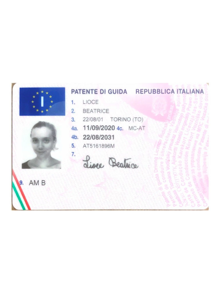PATENTE DI GUIDA Ant Beatrice | PDF