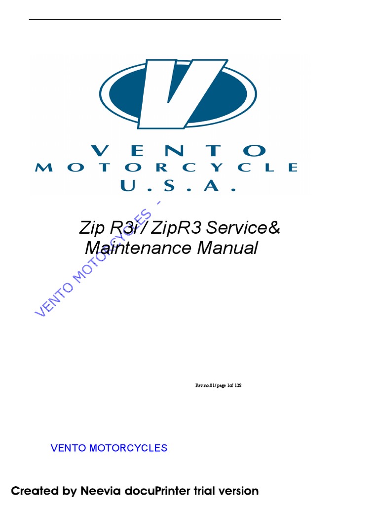 ZIP R3i R3 REPAIR MANUAL | PDF | Clutch | Tire