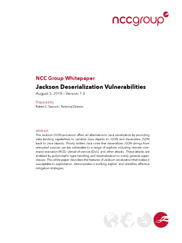Jackson Deserialization | PDF | Computers