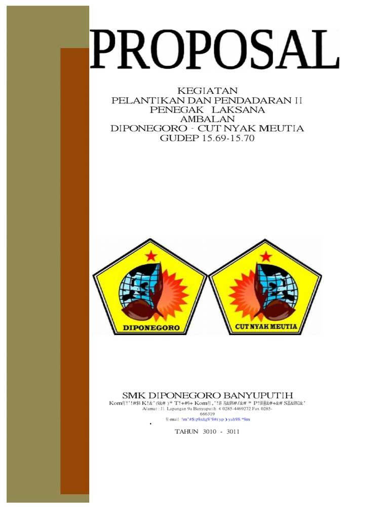 Proposal Pelantikan Bantara Dan Laksana | PDF Proposal Pelantikan Bantara Dan Laksana | PDF