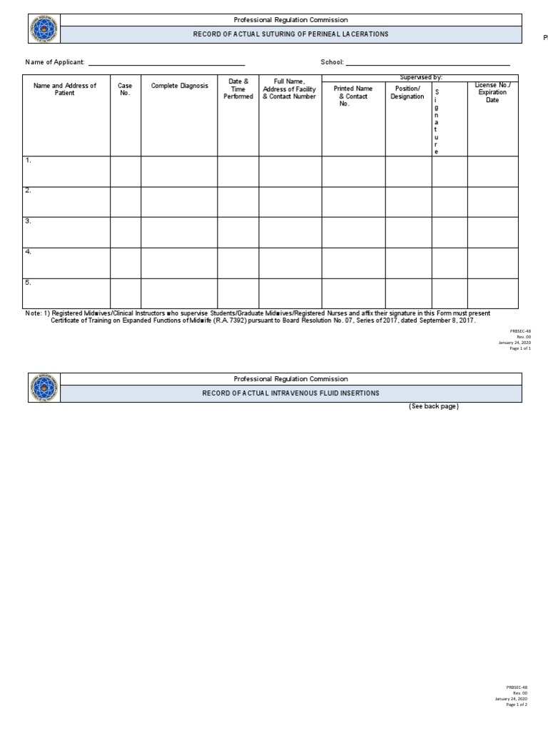 Midwifery Case Record Form PRBSEC-48 | PDF | Midwife | Midwifery