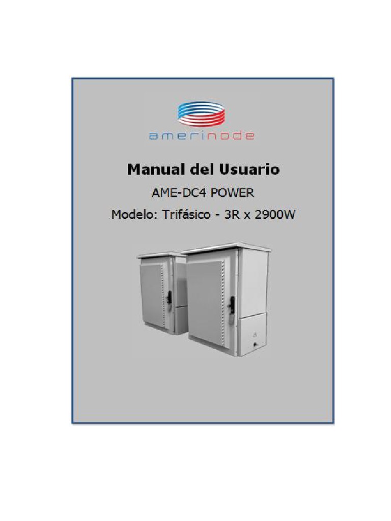 MANUAL USUARIO DC4 +baterias (v04) DELTA | PDF | Tornillo | Rectificador