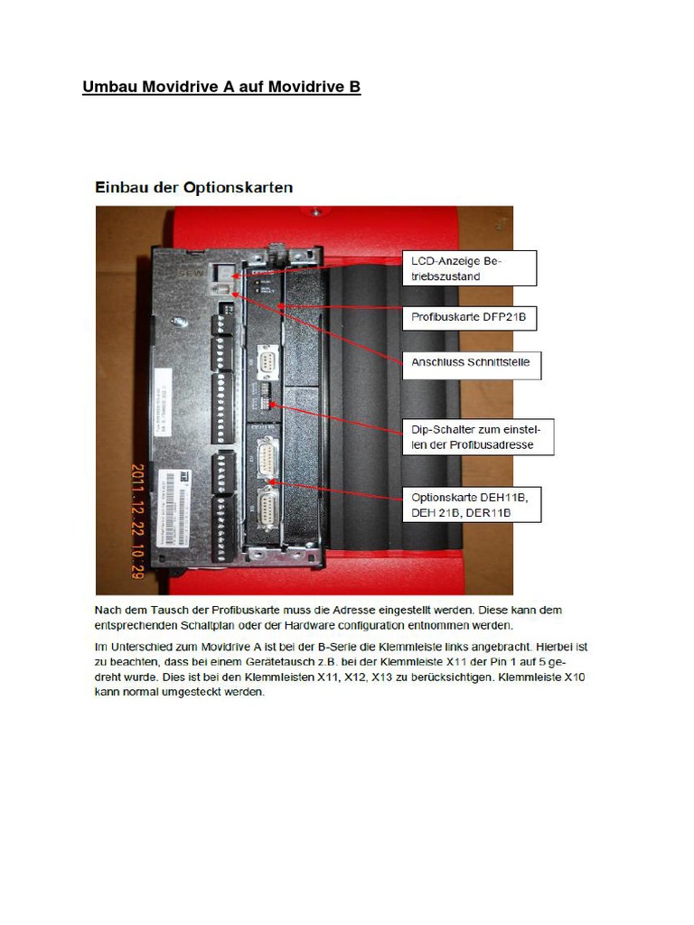 Parameterübertragung Von Movidrive A Auf Movidrive B | PDF