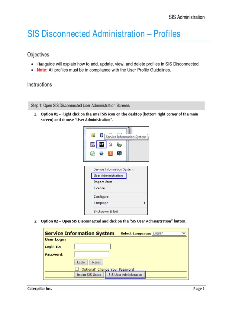 SIS Disconnected Admin Guide - Profiles | PDF | Single Nucleotide ...