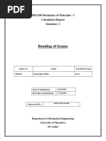 Agitator Support Design | PDF | Beam (Structure) | Bending