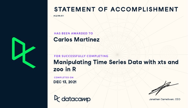 Manipulating Time Series Data With Xts and Zoo in R | PDF