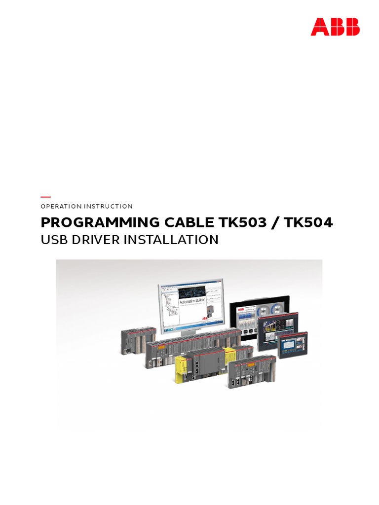 Programming Cable Tk503 / Tk504: Usb Driver Installation | PDF ...