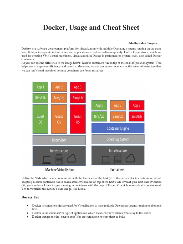 Docker Essentials for Developers | PDF | Virtual Machine | Virtualization