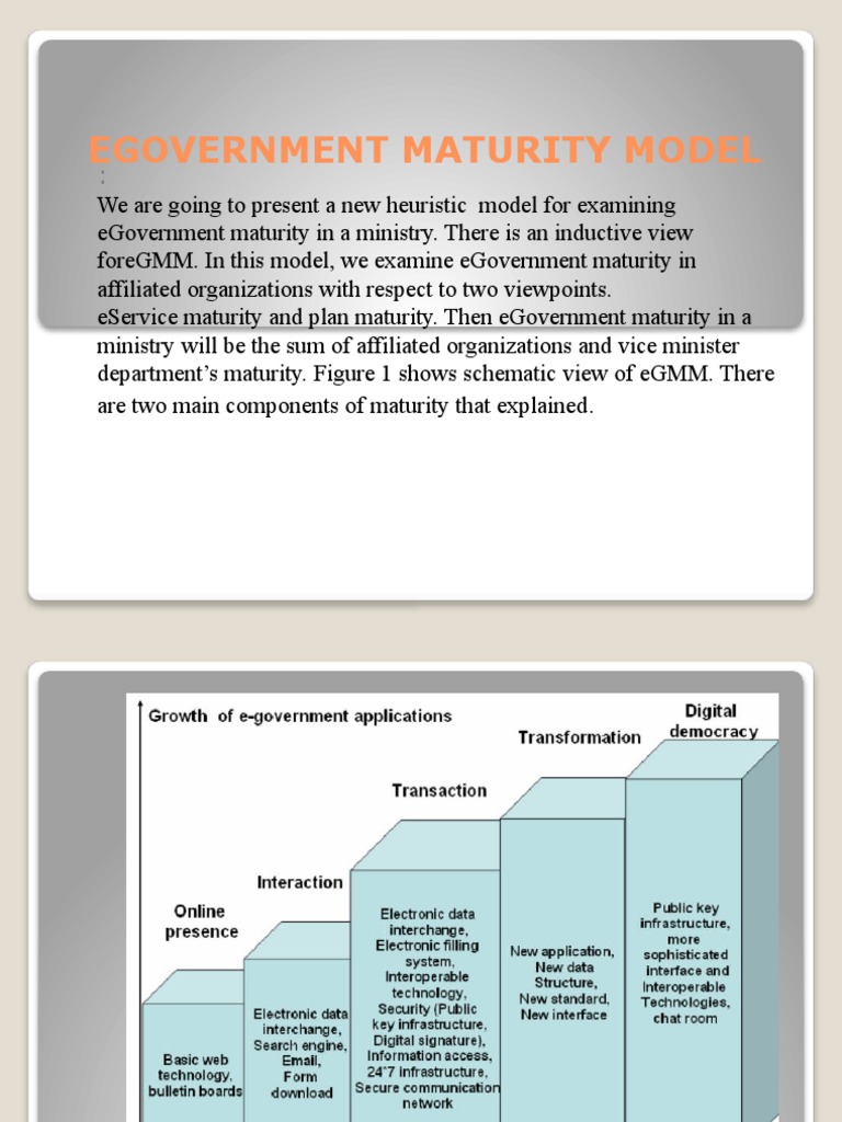 Egovernment Maturity Model Pdf E Government Information And