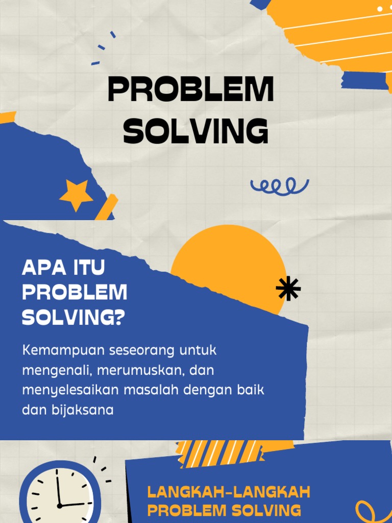 Problem Solving | PDF | Karier & Perkembangan