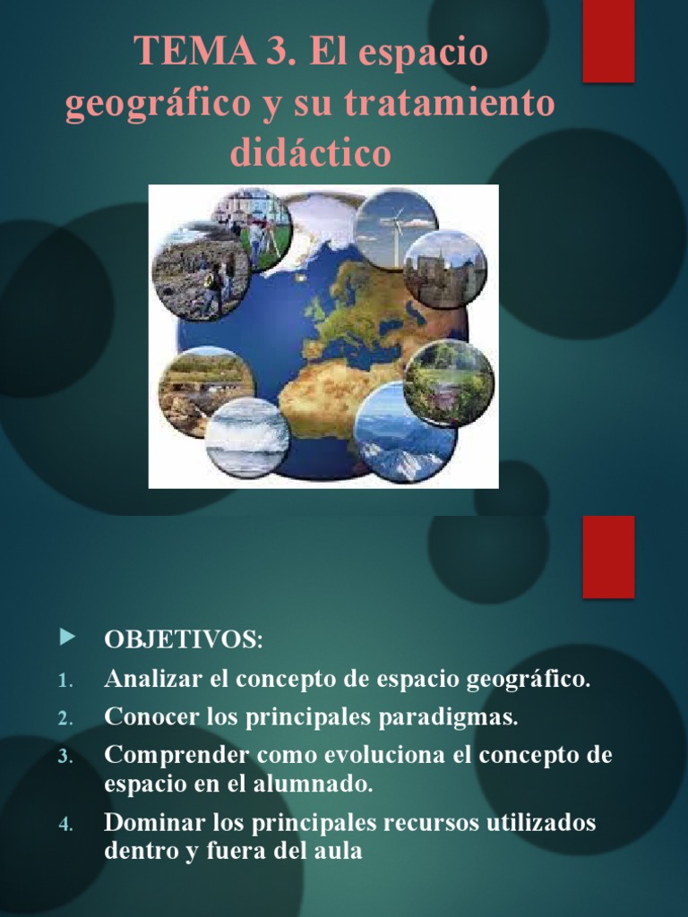 Tema 3. Espacio Geográfico | PDF
