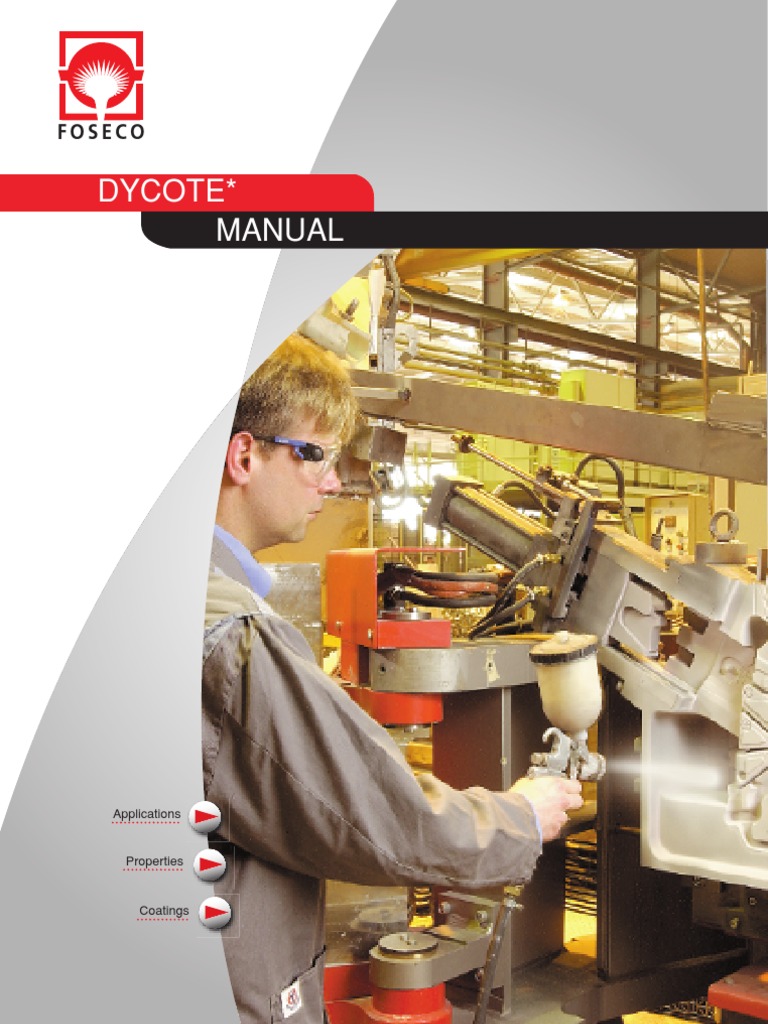 Dycote Manual | PDF | Casting (Metalworking) | Graphite