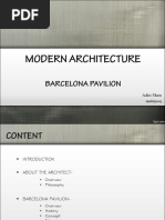 Barcelona Pavilion Case Study | PDF | Science & Mathematics