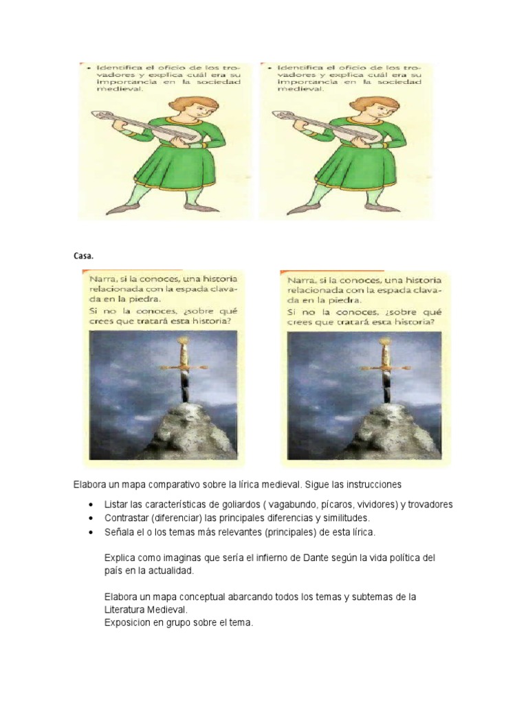 Lírica Medieval: Goliardos y Trovadores | PDF | Historia | Clásicos