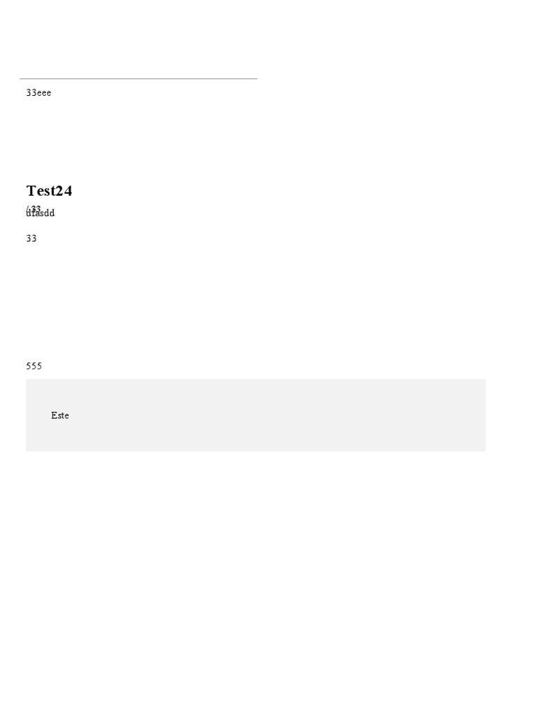 Test 24 | PDF