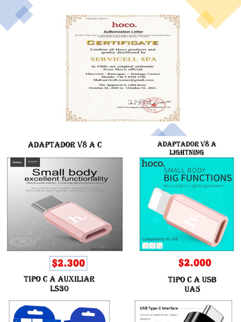 Catalogo Hoco | PDF | Yo telefono | Ios